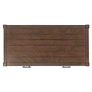 Safavieh Home Collection Filbert Brown 2-Drawer Writing Desk DSK5701C, 0