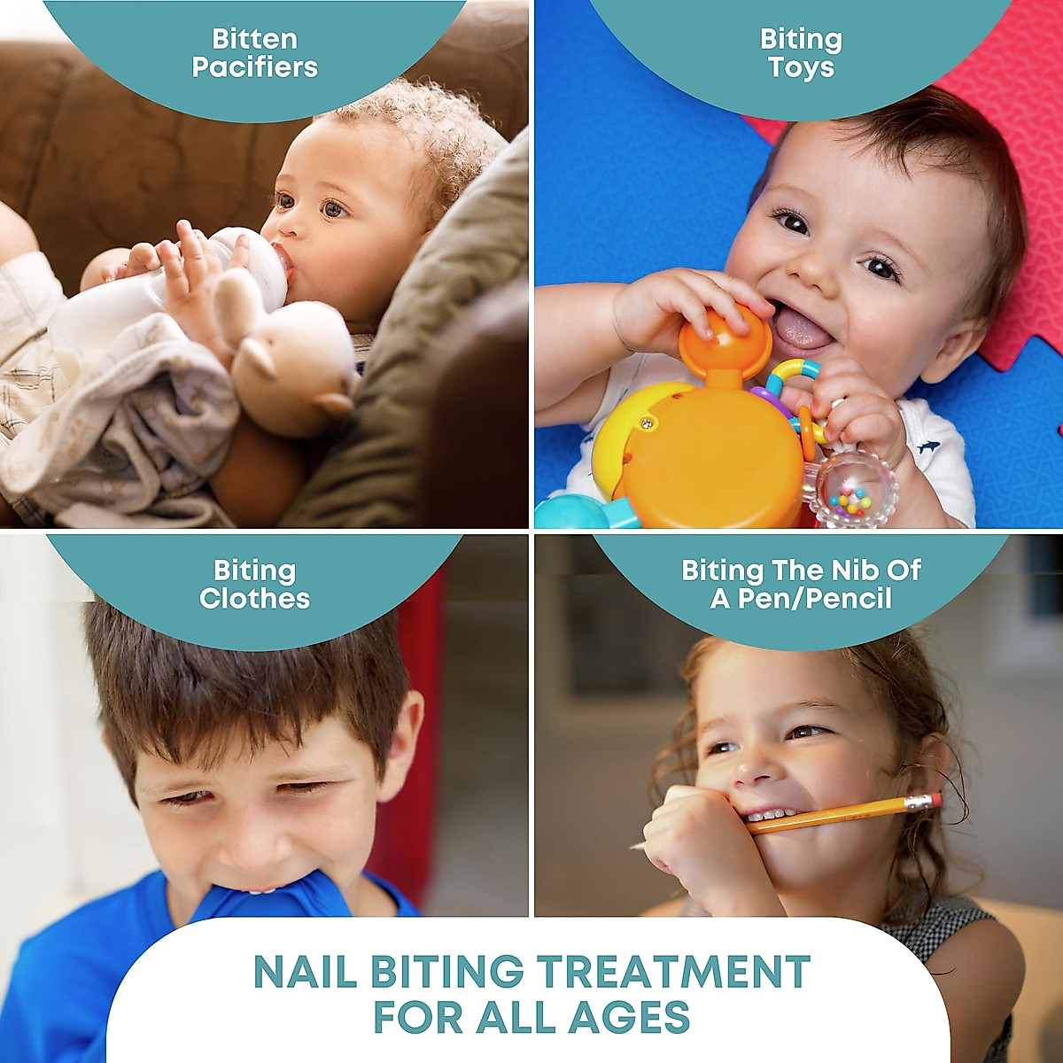 Control-It Natural Nail Biting & Thumb Sucking Solution | 100% Natural Kid Safe Bitter Taste Deterrent | Gentle on Skin, Teeth, Nails | Kids, Adults & Teens | 21 Consecutive Days To See Results
