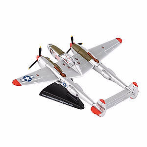 Daron Worldwide Trading Postage Stamp P-38J Lightning Marge 1/115 Dick Bong Airplane Model