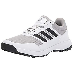 adidas Men's Tech Response Spikeless Golf Shoe, Ftwr White/Core Black/Grey Two, 9