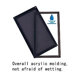 Coosei Acrylic magnetic Makeup Palette Empty magnetic Eyeshadow Palette with clear removable lid