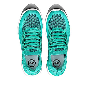 APL: Athletic Propulsion Labs Women's Techloom Breeze Sneaker, Green/Midnight Jungle/White, 6