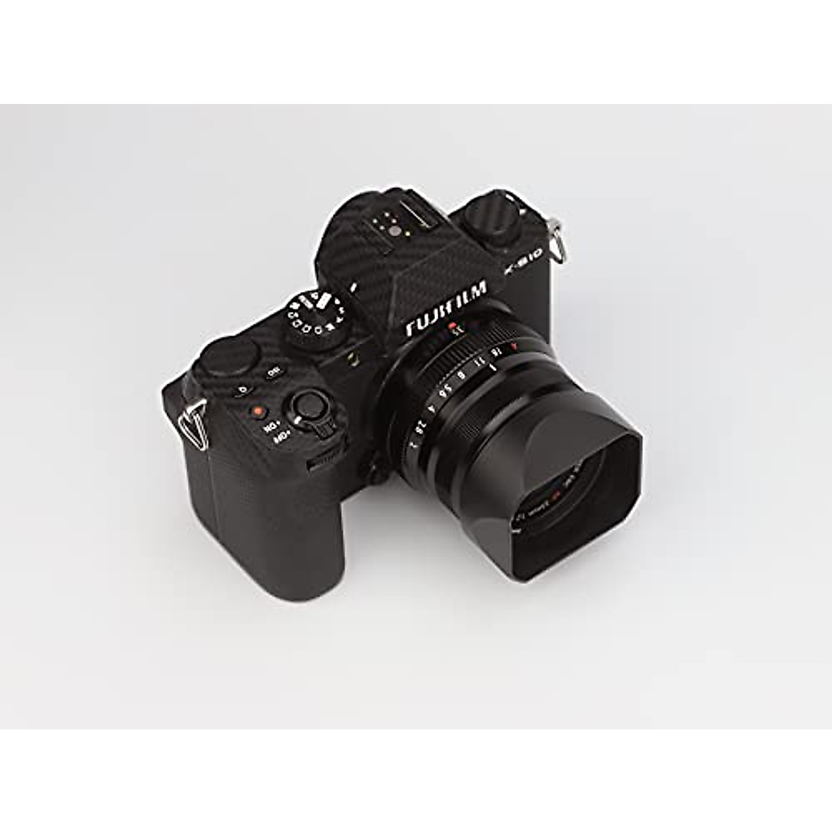 Haoge Lens Hood Metal Square Bayonet for Fujifilm XF35mmF2 R WR, XF23mmF2 R WR XC 35mm F2, Fuji 35mm F2, 23mm F2 Lens Hood, with Metal Front Cap, Replaces Fujifilm LH-XF35-2 LH XF35 2 Hood Shade