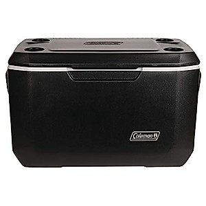 Coleman Rolling Cooler | 50 Quart Xtreme 5 Day Cooler, Black & Cooler | Xtreme Cooler Keeps Ice Up to 5 Days | Heavy-Duty 70-Quart Cooler