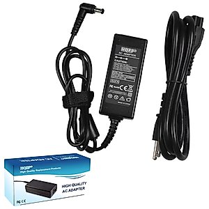 HQRP 14V 3A 6.0x4.4mm Plug AC Adapter Compatible with Samsung 15" 17" 18" 19" 20" 22" 23" 24" 27" Screen S22A300B S20A350B S24D590PL S24D390HL UN19F4000 UN22F5000 S20A550H S27D390H S23A550H Monitor