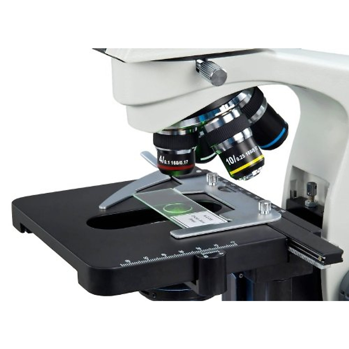 OMAX 40X-2000X LED Trinocular Compound Microscope with Reversed Nosepiece and 30 Degree Siedentopf Viewing Head and 5.0MP USB Camera