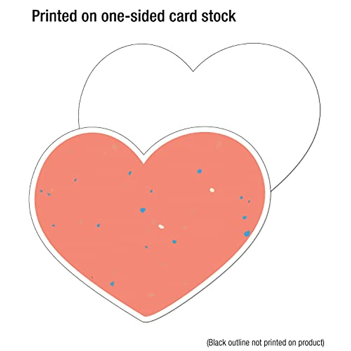 Colorful 12-Piece Jumbo Hearts & Dots Cutouts