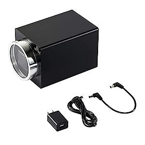 MOZSLY Watch Winder for Automatic Watches 12 Rotation Mode with Quite Motor Metal Black