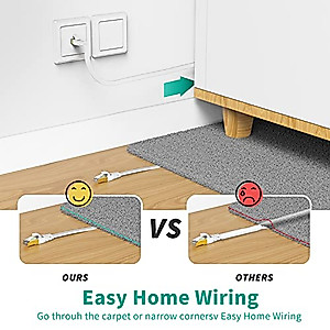 KASIMO Cat 7 Ethernet Cable 6.5 FT, Cat 7 Gigabit LAN Network Cable RJ45 High-Speed Flat Ethernet Cable 10Gbps 600Mhz/s STP for PC,Game Console,PS4, PS5,Switch,Modem,Smart TV,Patch Panel