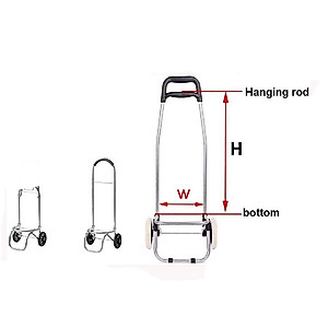 Cart Bags/Shopping Cart Bags/Trolley Replacement Bag Oxford Cloth Waterproof Storage Bag (Size : F)