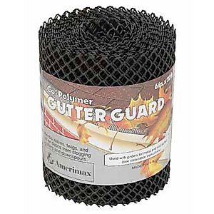 Amerimax Gutter Guard 6 " X 20 ' Plastic Blk