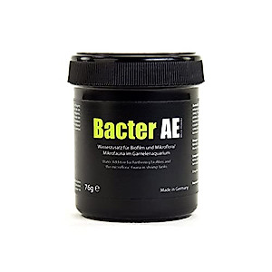 GlasGarten Bacter AE Shrimp Tank Treatment (35g) | Nutrients for Live Freshwater Shrimp Food/Aquarium Water (Neocaridina, Amano, Red Cherry, Rili)