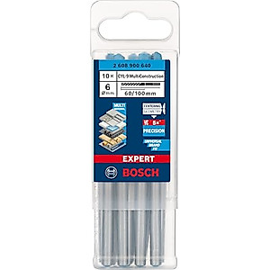 Bosch Professional 10x Expert CYL-9 MultiConstruction Drill Bit (for Concrete, Ø 6,00x100 mm, Accessories Rotary Impact Drill)