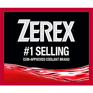 Zerex Asian Vehicle Red Silicate and Borate Free 50/50 Prediluted Ready-to-Use Antifreeze/Coolant 1 GA
