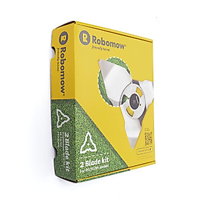 Robomow OEM FR-MRK6108A High Cut Blades, Silver