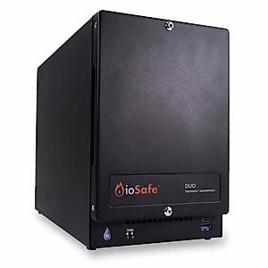 ioSafe Duo RAID 1 USB 3.2 Fireproof/Waterproof Desktop Hard Drive (8TB (2x4TB))