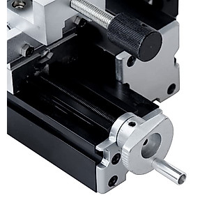 UTEYEEW 36W Mini Electroplated Metal Milling Machine, Didactical Hobbyist Woodworking Craft Miniature Wood Lathe Machine Miniature Miller 20000r/min