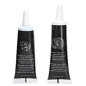 BORDSTRACT Fishing Reel Lubricant Kit, Reel Oil and Grease, Fishing Reel Maintenance Kit, Fishing Tackle Lubricator Set, for Freshwater and Saltwater Fishing Reels(Black)