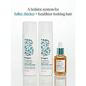 Briogeo Destined For Density Caffeine + Biotin Peptide Density Shampoo | Increases Hair Thickness and Density | Vegan, Phalate & Paraben-Free | 8 Ounces