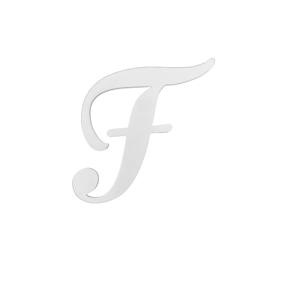 BAGLETS | Decorative Alphabet Letters Compatible with Bogg Bags and Other Rubber Totes | Personalize your Bag with letters or initials | Made in USA (F, White)