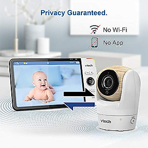[Upgraded] VTech VM919HD Video Monitor with Battery Support 15-hr Video Streaming, 7" 720p HD Display,360 Panoramic Viewing, 110 Wide-Angle View,HD Night Vision,Up to 1000ft Range,Secured Transmission