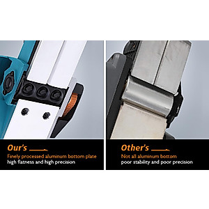 Yosoo Electric Hand Planer, 110V Portable Electric Wood Planer Hand Held Planer Woodworking Power Tool Accurate Smooth Door Planer Machine for Home Furniture