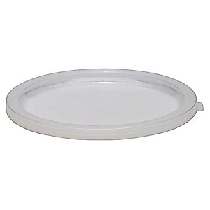 Cambro RFSC6148 Round Storage Container Lid, 6 and 8 Quart, White (Pack of 12)