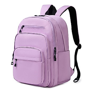 Lanola Laptop Backpack,Cool Student Backpack, Travel Business Backpack-Purple