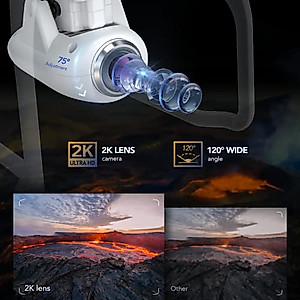 Potensic T25 Drone with Camera for Adults, 2K GPS FPV Camera Drone with Backpack, 3 Batteries, Auto Return Home, Follow Me, Waypoint Fly, Altitude Hold, 2022 Upgraded