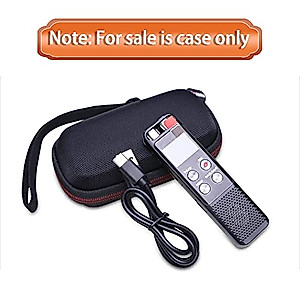 LTGEM EVA Hard Storage Case for48GB/72GB/16GB/32GB & Sony ICD-PX370/PX470/UX570 Digital Voice Recorder Voice Activated Recorder - Travel Protective Carrying Bag (Case Only!)