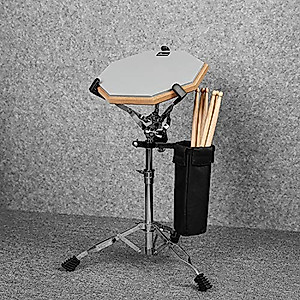 Donner Snare Drum Stand, Concert Snare Drum Stands Adjustable Snare Stand Double Braced with Drumstick Holder Fit for 10''-14'' Dia Drums, Height Range 14.2-22.8 Inches
