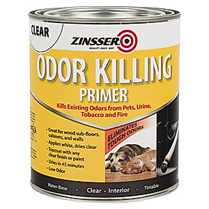 Rust-Oleum Zinsser 307648 Odor Killing Primer, White, Quart