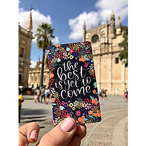 bloom daily planners Encouragement Card Deck - Cute Inspirational Quote Cards - Just Because Cards - Set of Thirty 2" x 3.5" Cards - Assorted Designs