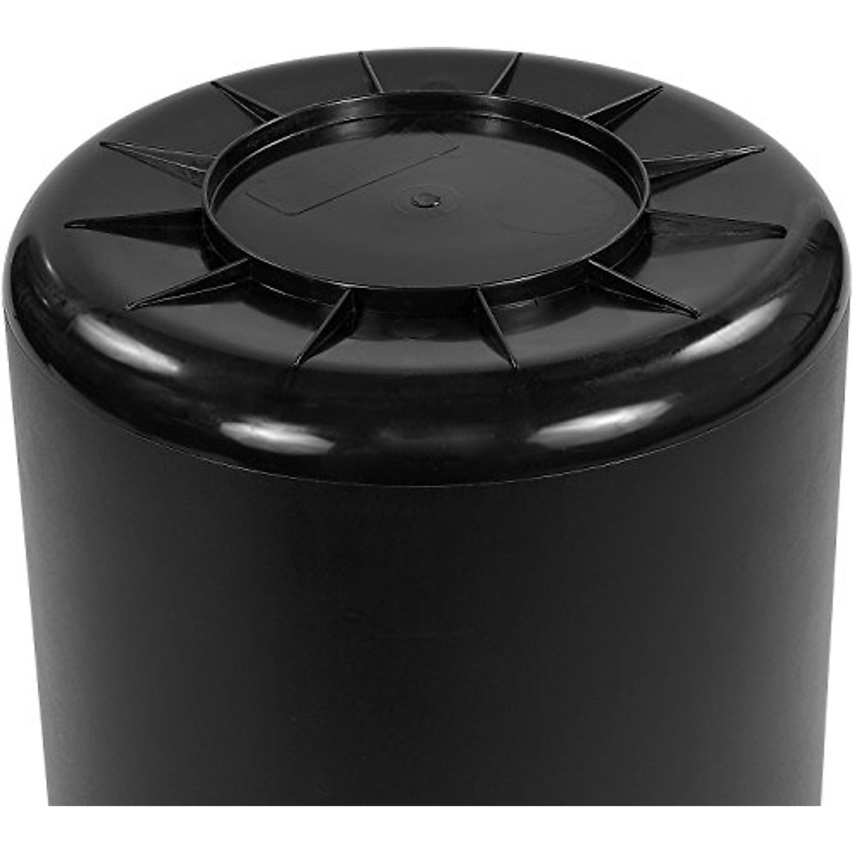 Carlisle FoodService Products 34101003 Round Waste Container, 10 gal, Black