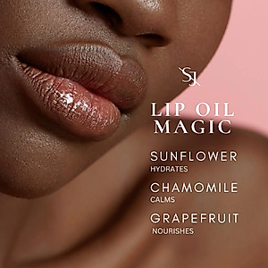 SAINT JANE - Luxury Lip Oil | Luxury, Floral-Infused, Clean Skincare (Calm, 0.15 oz | 4.5 ml)