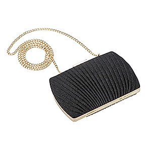 Savatano gold clutch,Evening bag gold clutch purses for women evening wedding cocktail party crossbody shoulder handbag
