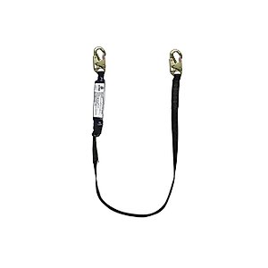 Safewaze FS88660-HW PRO 6' 420 lb. Energy Absorbing Lanyard w/Snap Hooks