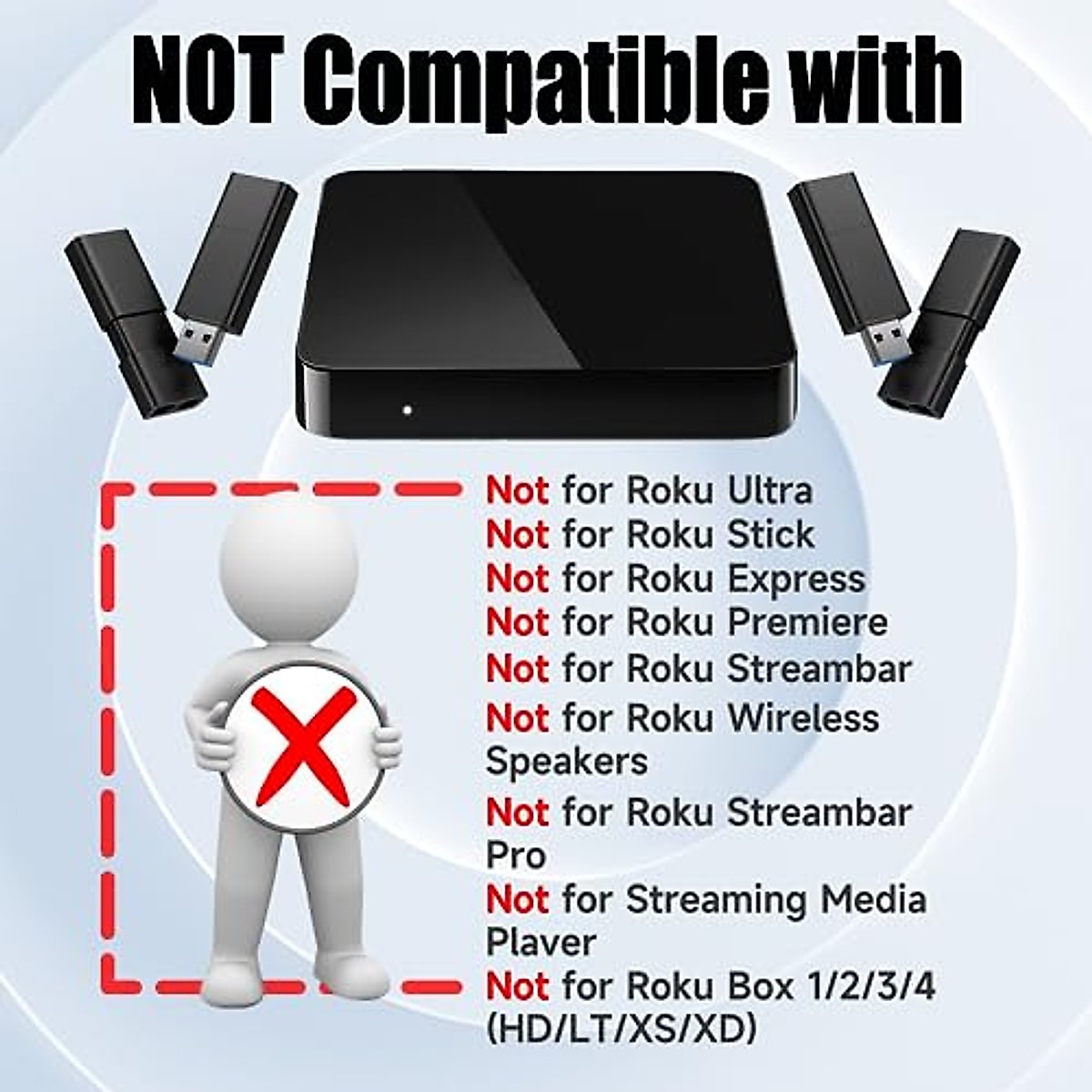 New Universal TV Remote Compatible Only for R-KU TVs Remote,Compatible for TCL R-KU/Hisense R-KU/Onn R-KU TVs (Not for R-KU Stick and Box) (Pack of 2)