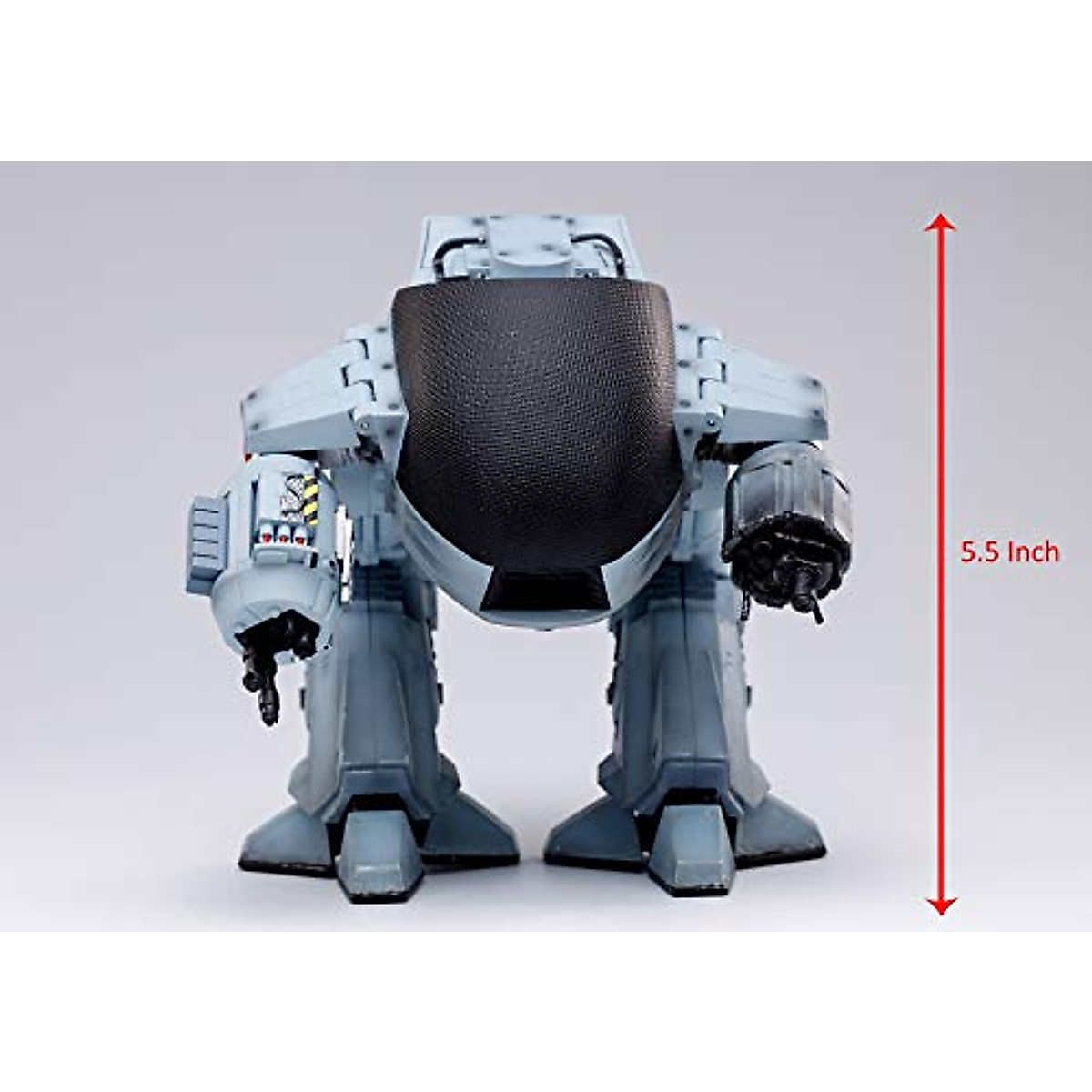 Hiya Toys Robocop: Battle Damaged ED-209 1:18 Scale Action Figure, Multicolor