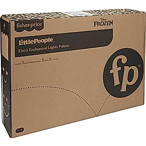 Disney Frozen Toddler Playset Little People Elsa’S Enchanted Lights Palace With Anna & Elsa Figures For Ages 18+ Months