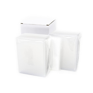 35pt Top Loader for Trading Cards,Baseball Card Protectors Hard Plastic,Sports Cards 50pc Toploader and 50pcs Penny Sleeves(100ct.White)