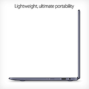 ASUS VivoBook Flip Thin and Light 2-in-1 Laptop - 11.6" HD Touchscreen, Intel Dual-Core Celeron N3350 Processor, 4GB RAM, 64GB eMMC Storage, Windows 10 in S Mode, Office 365 - J202NA-DH01T