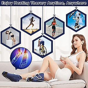 CAMECO 1 Pair Foot Heating Pad for Feet Neuropathy, Heated Foot Warmers for Women Men, Under Desk Plug in Foot Heat Therapy Pad for Feet & Ankles Plantar Fasciitis Pain Relief, 86-158℉ Temperature