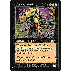 Magic: the Gathering - Noxious Ghoul - The List