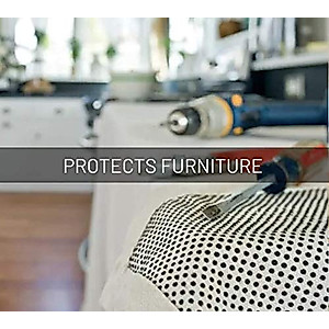 CoverGrip 8 oz Canvas Safety Drop Cloth, 3.5' x 12'