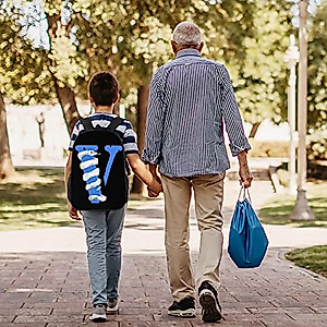 COZON Big V Letter Backpack 17 Inch 3D Printed Aesthetic Casual Travel Bags Breathable Portable Lightweight Large Capacity Daypack Unisex