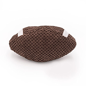 ZippyPaws SportsBallz - Plush Football Dog Toy, Soft Squeaky Balls for Dogs, Indoor & Outdoor Puppy Fetch Toys for Small, Medium, & Large Dogs, Stuffed Plushie Play Toy Balls for Puppies