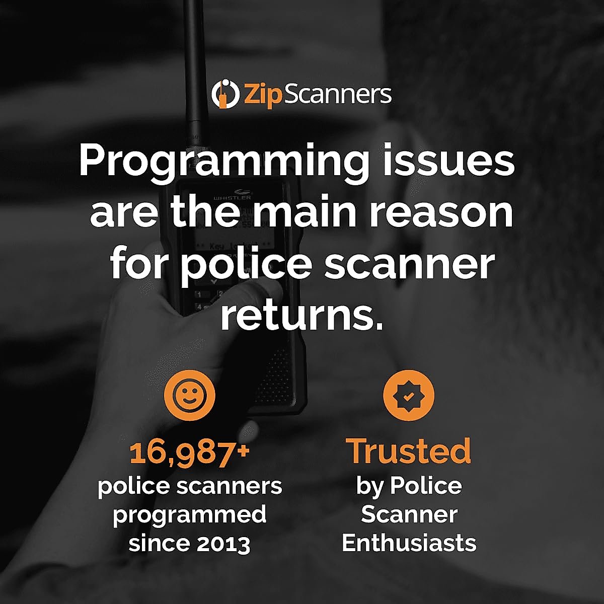 Police Scanner Programming | Expert Programming for Police Scanner Radios | Custom Programmed with Your Local Police, Fire & EMS | Uniden & Whistler Police Scanner Radios