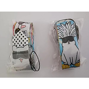 XNCOSER Anime JJK Satoru Keychain,Satoru Cosplay Keychain Cute Cat Keyring Cosplay Accessory Prop (01)