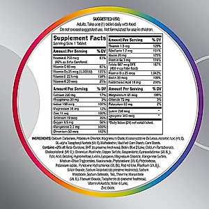 Centrum Silver Multivitamin for Adults 50 Plus, Multivitamin/Multimineral Supplement, Vitamin D3, B-Vitamins, Gluten Free, Non-GMO Ingredients, Supports Memory and Cognition in Older Adults - 125 Ct